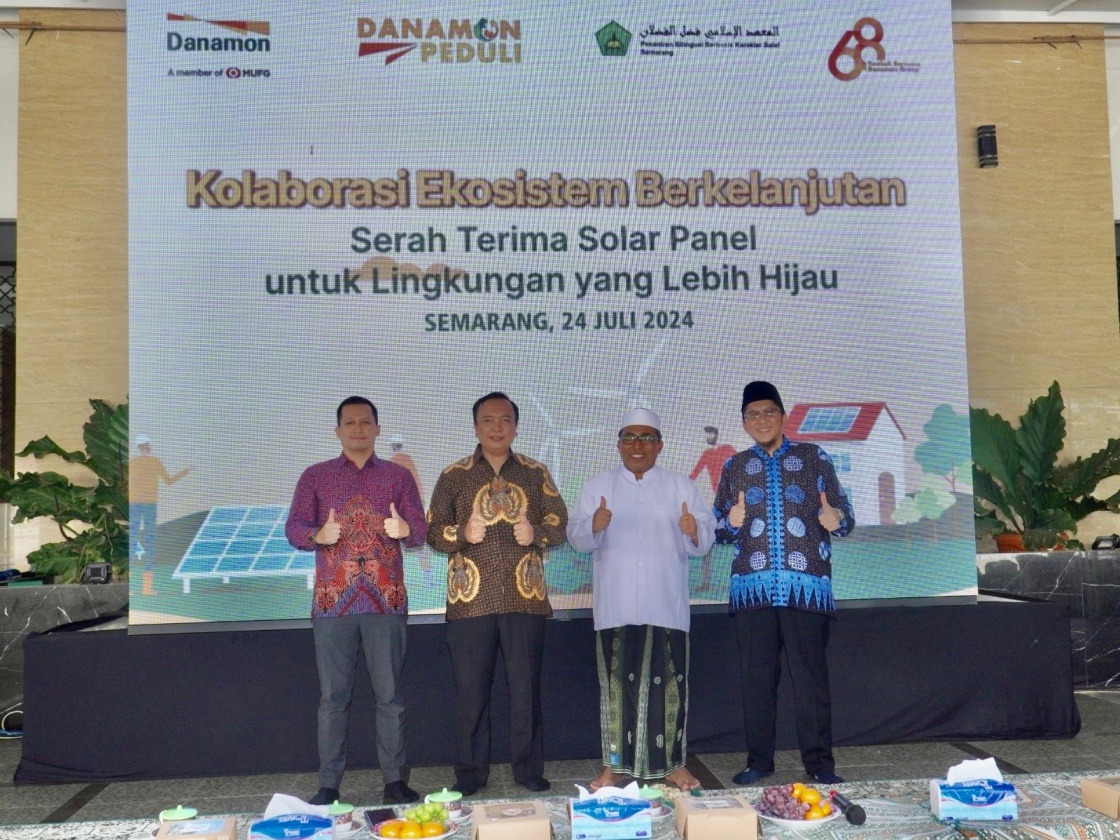 Danamon Donasikan Solar Panel ke Komunitas Pendidikan di Jawa Tengah ...